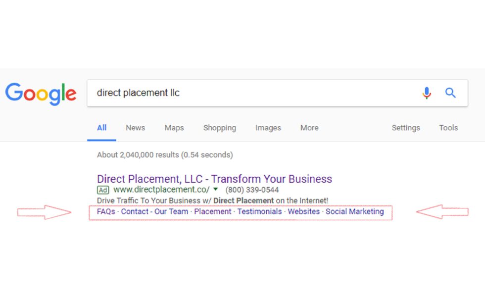 Ad Extension Series - What Is An Ad Extension? - Direct Placement LLC